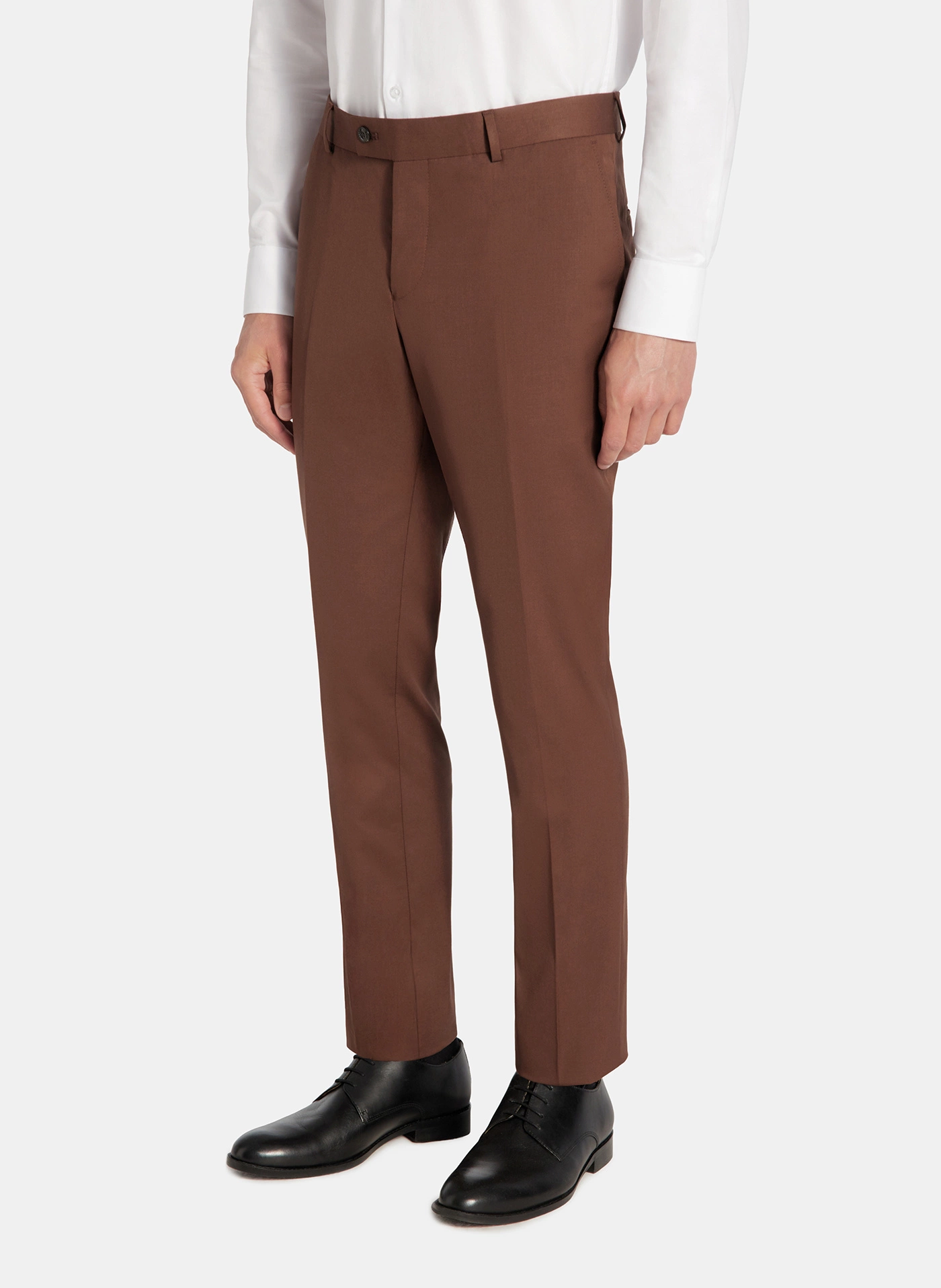 Męskie spodnie garniturowe - P25SF-6G-022-A-S - Pako Lorente