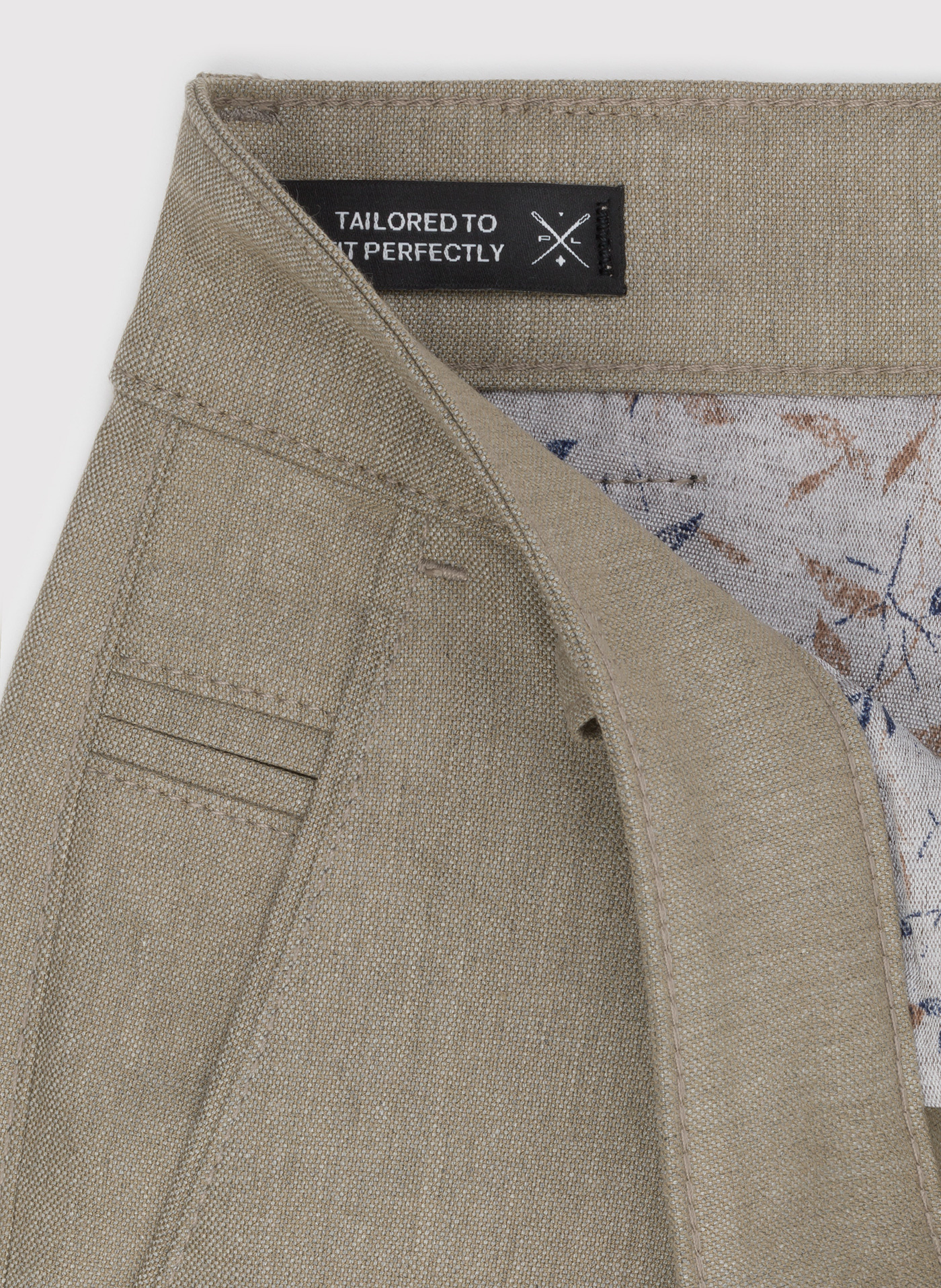 Beżowe casualowe spodnie męskie P23WF-WX-003-E-S - Pako Lorente