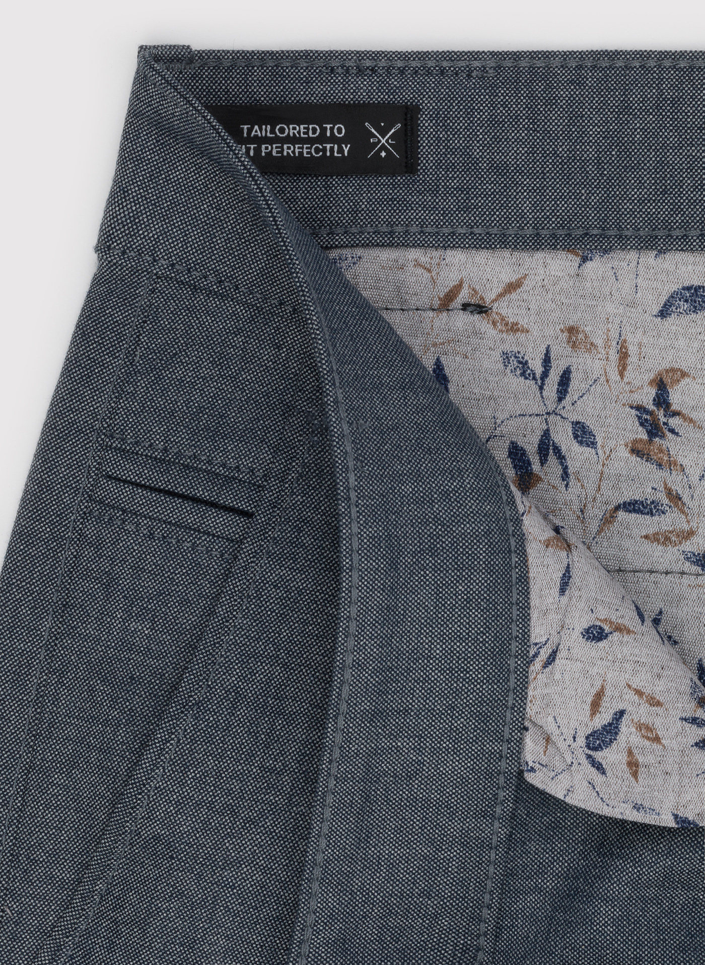 Granatowe casualowe spodnie męskie P23WF-WX-003-G-S - Pako Lorente